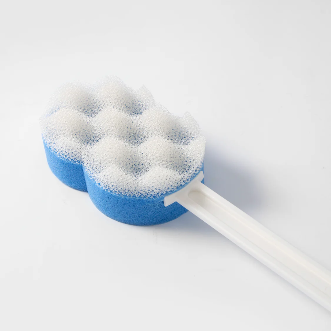 AML Long Handled Bath Sponge 2 IN 1 – Easie Living and Demonstration Centre